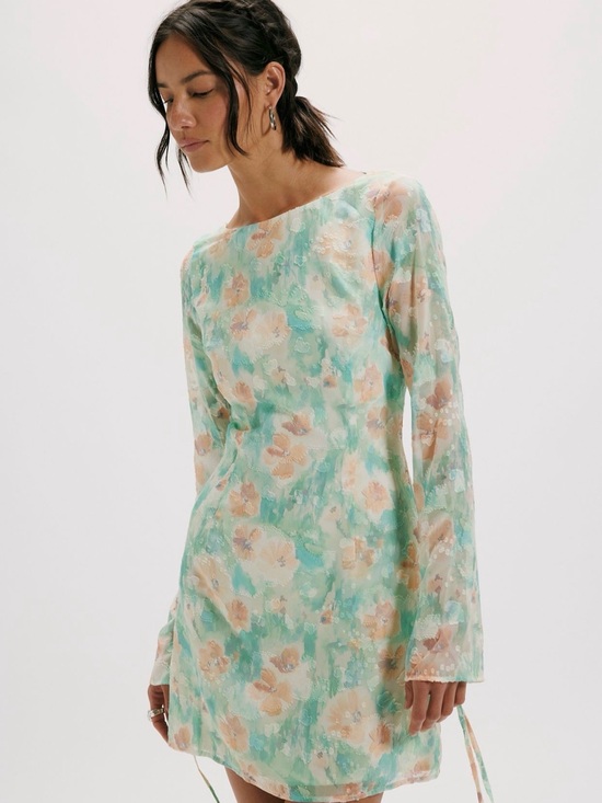 Free People | Dresses | Free People X Dzo Mika Mini Dress Mint And ...